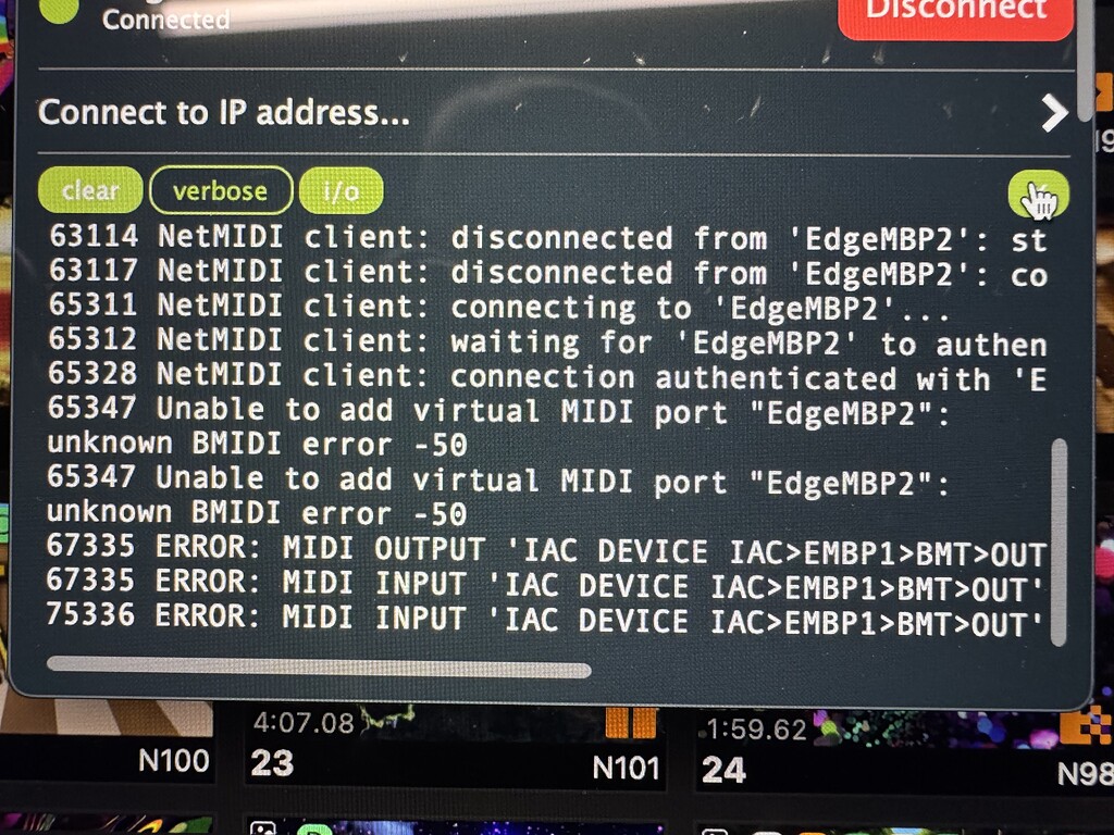 Bome Network unable to reconnect - Bome Forum